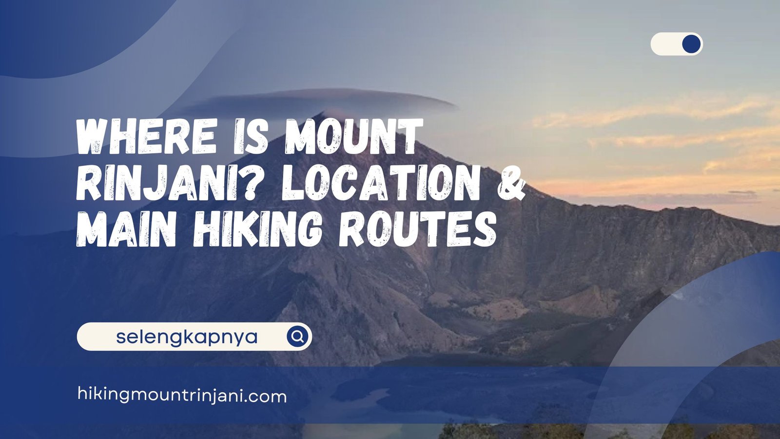 Where Is Mount Rinjani? Location & Main Hiking Routes - Hiking Mount ...
